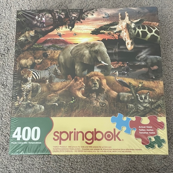 Springbok | Toys | Nwt Springbok 40 Piece Africa Puzzle Wild Savanna ...